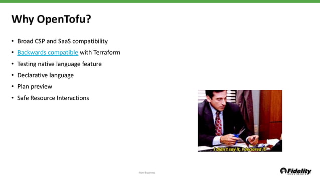 How I Learned to Stop Worrying about my Infrastructure and Love [Open]Tofu | PPT