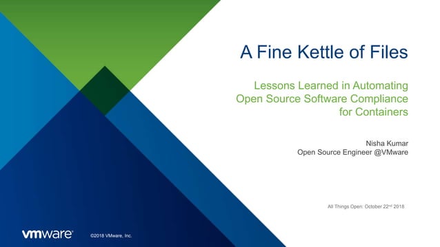 Lessons Learned in Automating Compliance for Containers | PPT