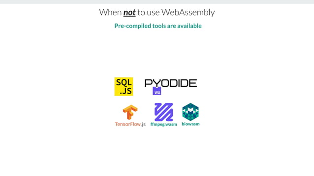 Supercharging tutorials with WebAssembly | PPT
