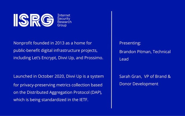 Open Source Privacy-Preserving Metrics - Sarah Gran & Brandon Pitman | PPT
