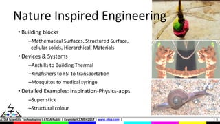 Nature Inspired Engineering and Healthcare Solutions | PPT