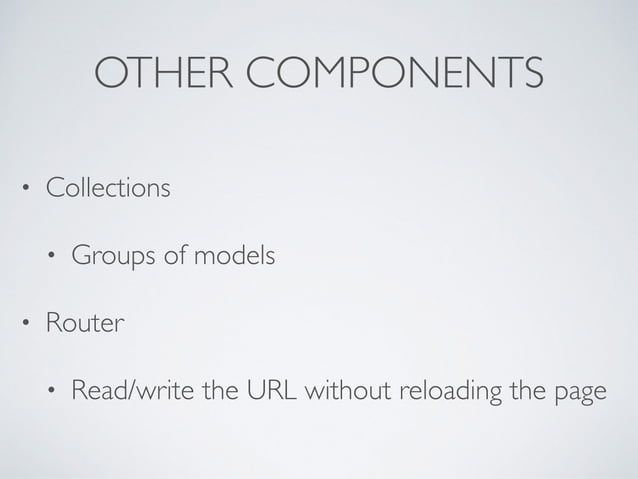 Choosing a Javascript Framework | PDF