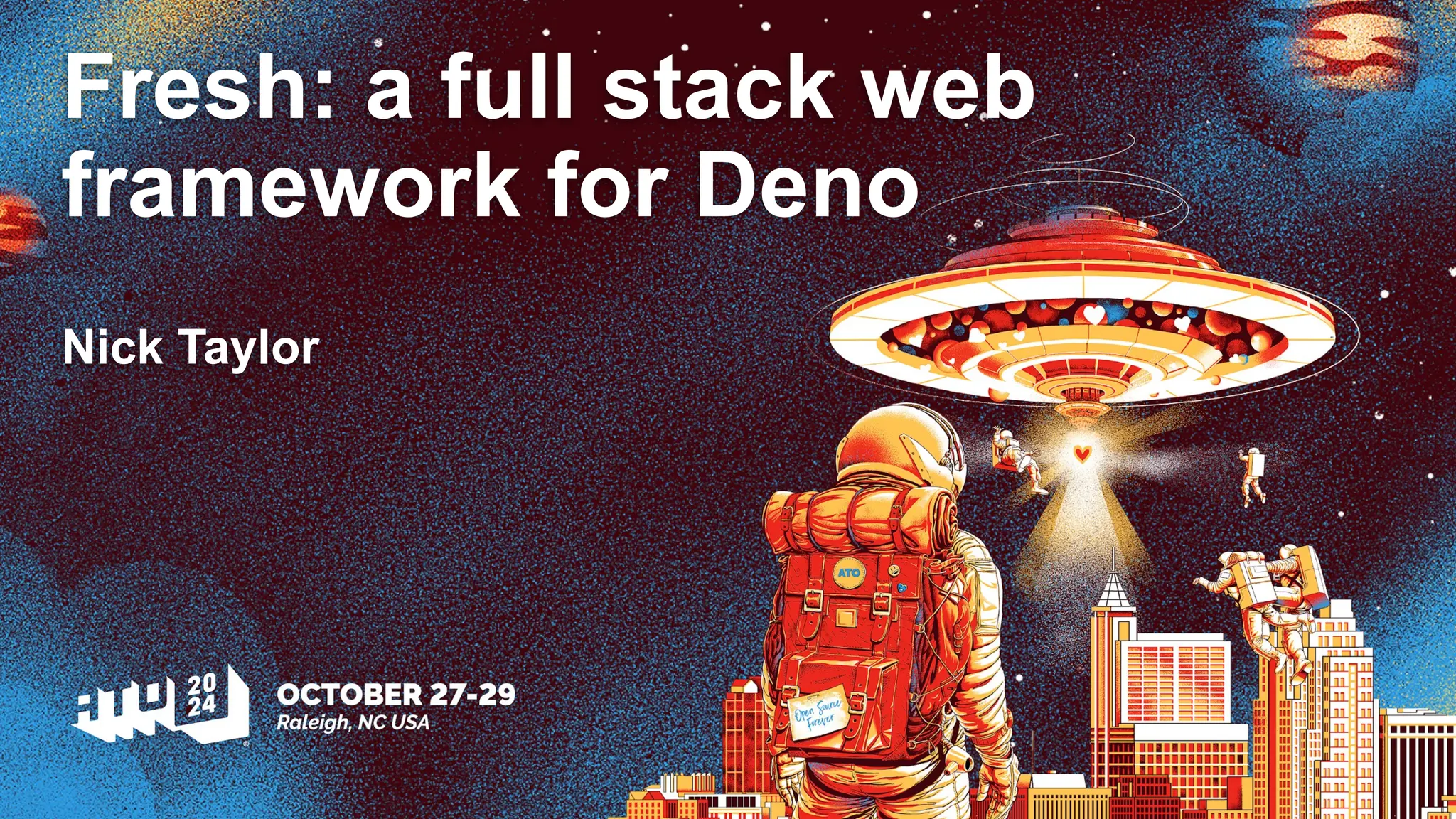 Nick Taylor - A Full Stack Web Framework for Deno | PPTX