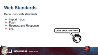 Nick Taylor - A Full Stack Web Framework for Deno | PPTX