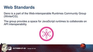 Nick Taylor - A Full Stack Web Framework for Deno | PPTX