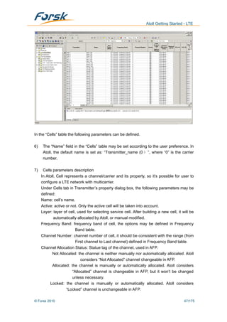 Atoll getting started_lte_282_en | PDF
