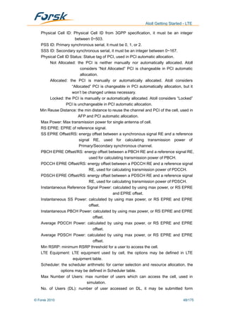 Atoll getting started_lte_282_en | PDF