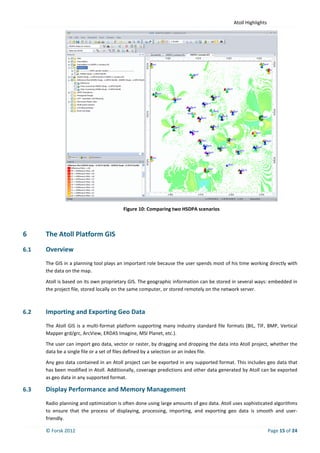 Atoll platform highlights and lte | PDF | Geography | Science