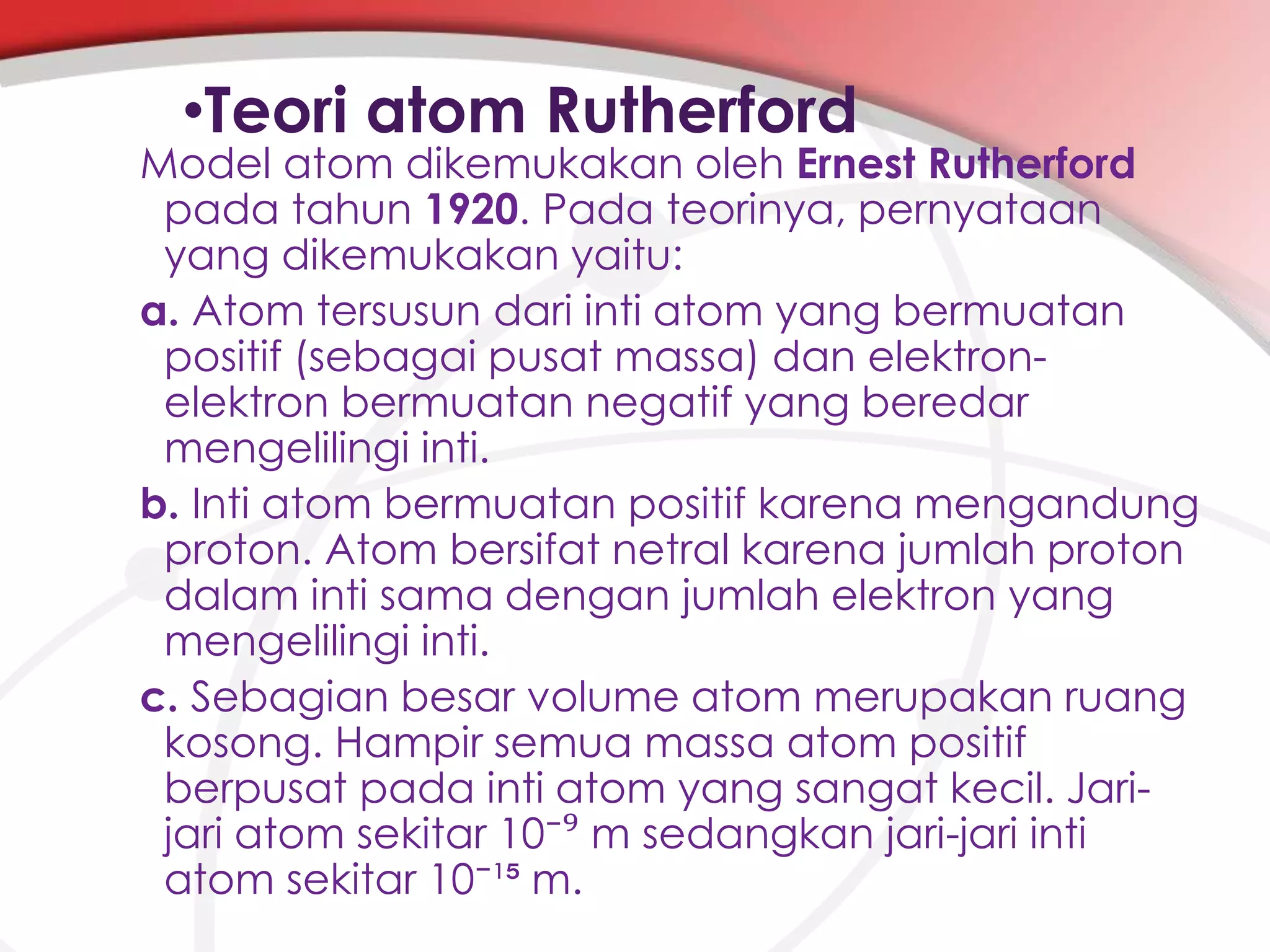 Presentasi Atom Lengkap | PPTX