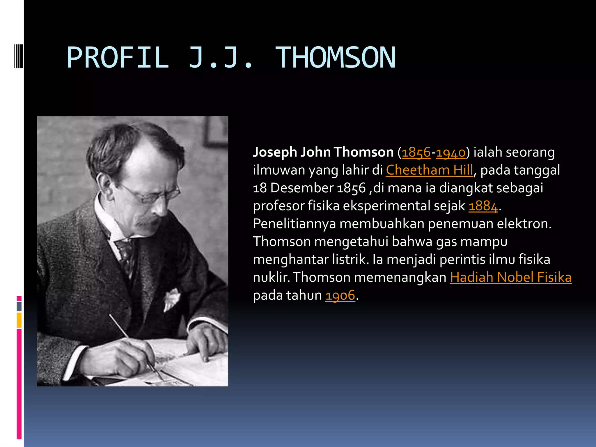Teori Atom Jj Thomson Ppt 