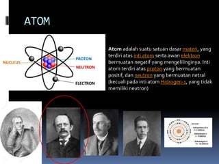 TEORI ATOM J.J. THOMSON | PPTX