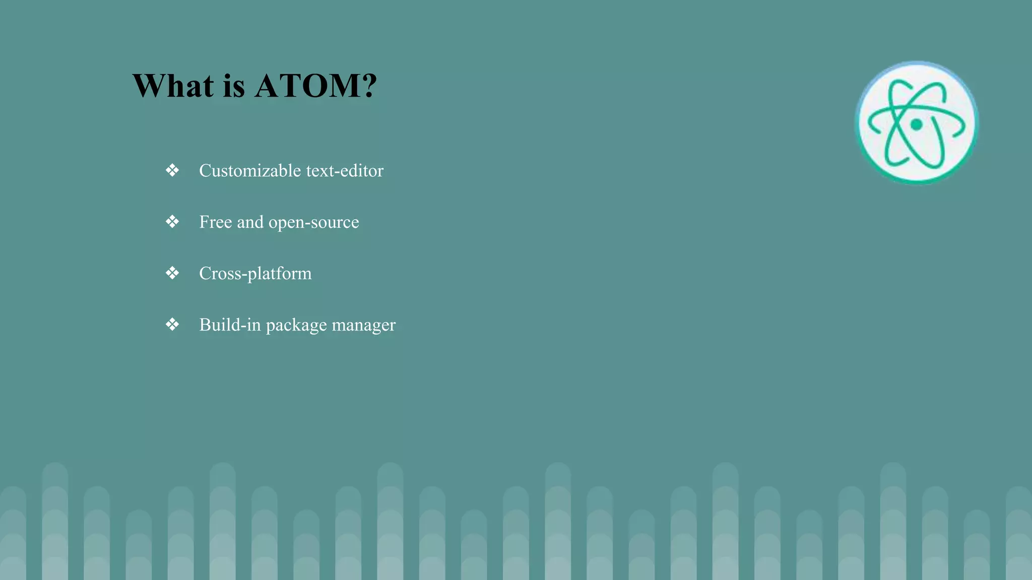 Atom IDE.pptx | Programming Languages | Computing