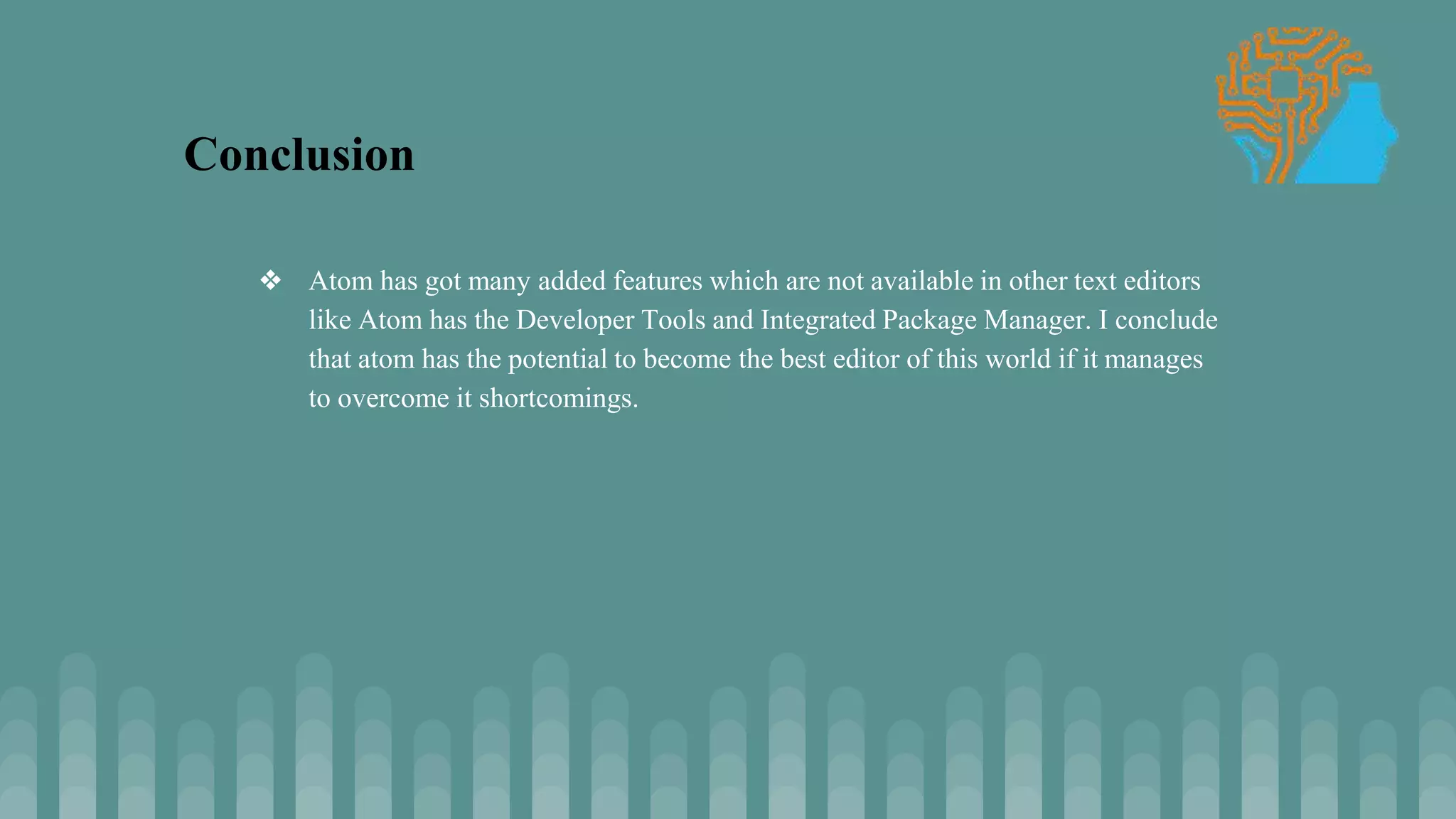 Atom IDE.pptx | Programming Languages | Computing