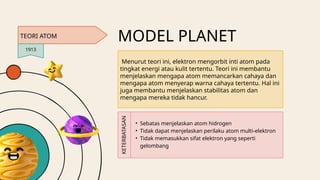 struktur atom dan sistem periode unsur kimia | PPTX