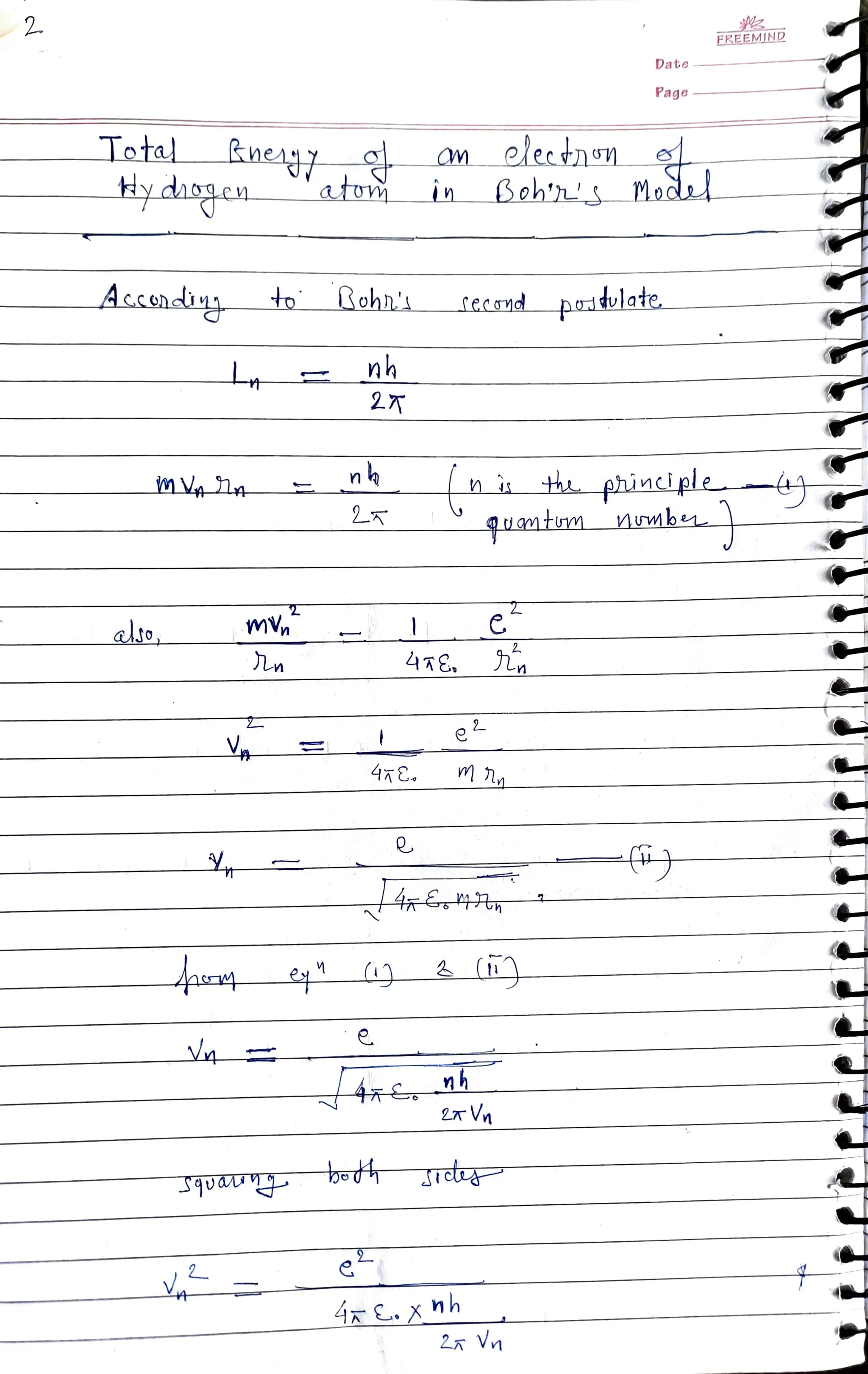 class 12 physics atoms chapter important notes | PDF