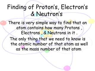 Atom and structure | PPT