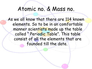 Atom and structure | PPT