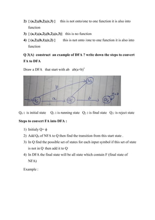 Atomata assignment 1 solution | PDF