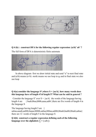 Atomata assignment 1 solution | PDF