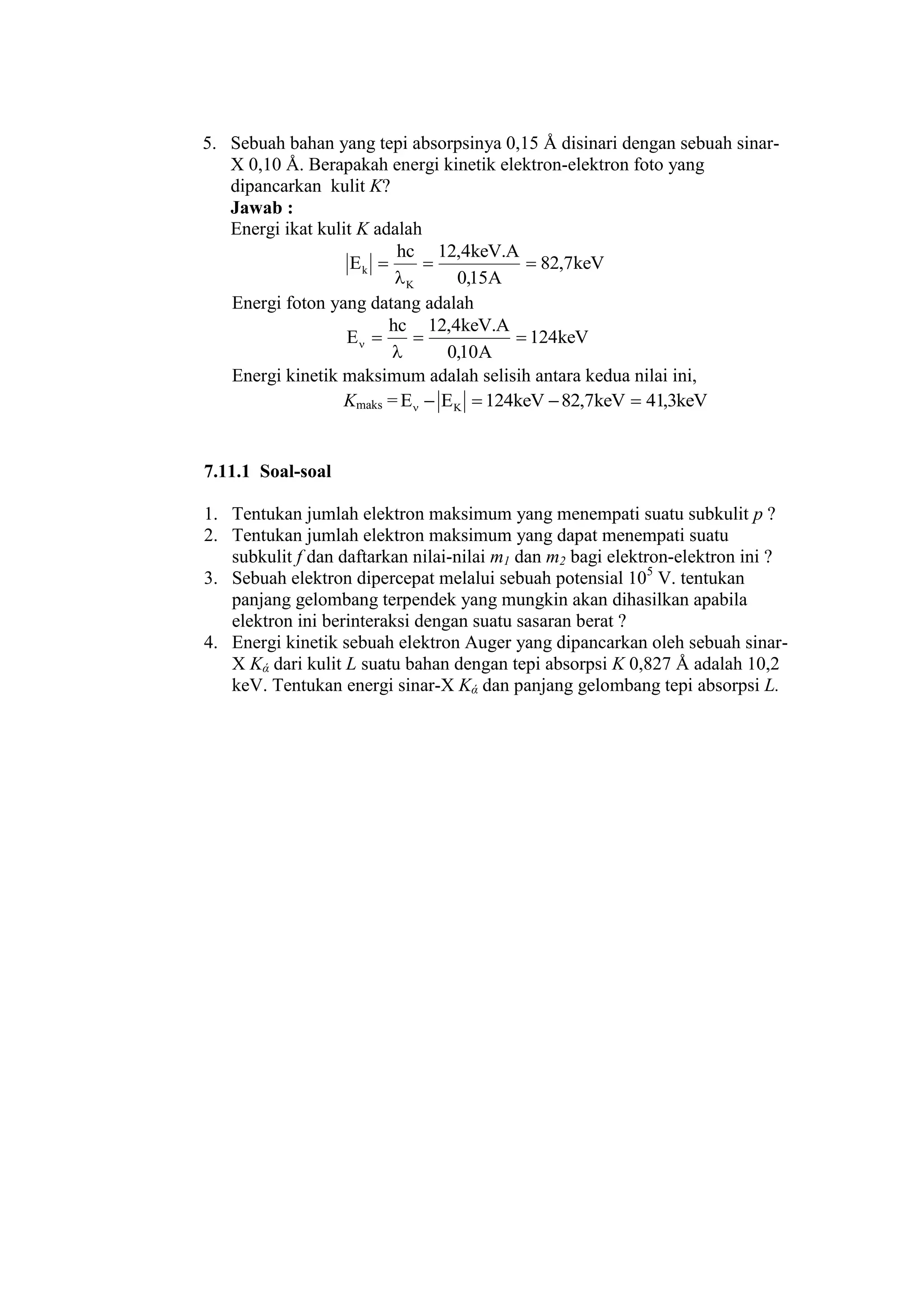 Atom berelektron banyak | PDF