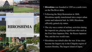 Atom bombing on Hiroshima and Nagasaki | PPTX