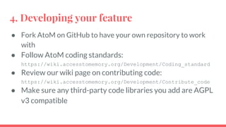 AtoM feature development | PPT