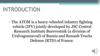 Atom heavy infantry fighting vehicle (ifv), russia | PPT
