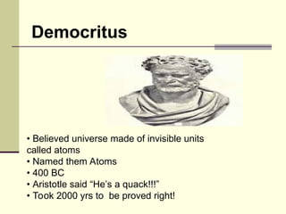 Atom History PP.ppt for grade 7 students | PPT