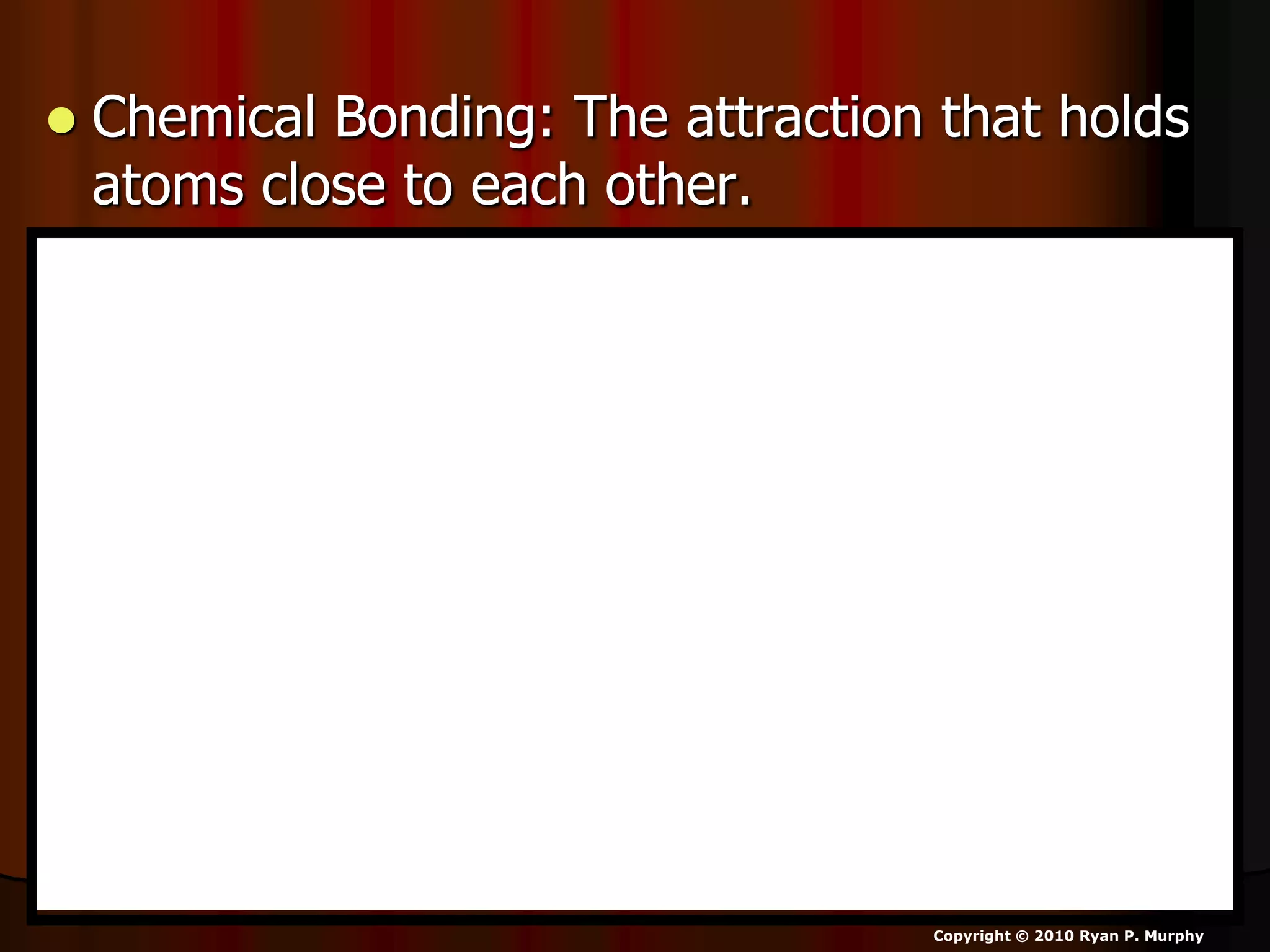 Atomic Bonding, Ionic, Covalent, Metallic Bonds, Physical Science ...