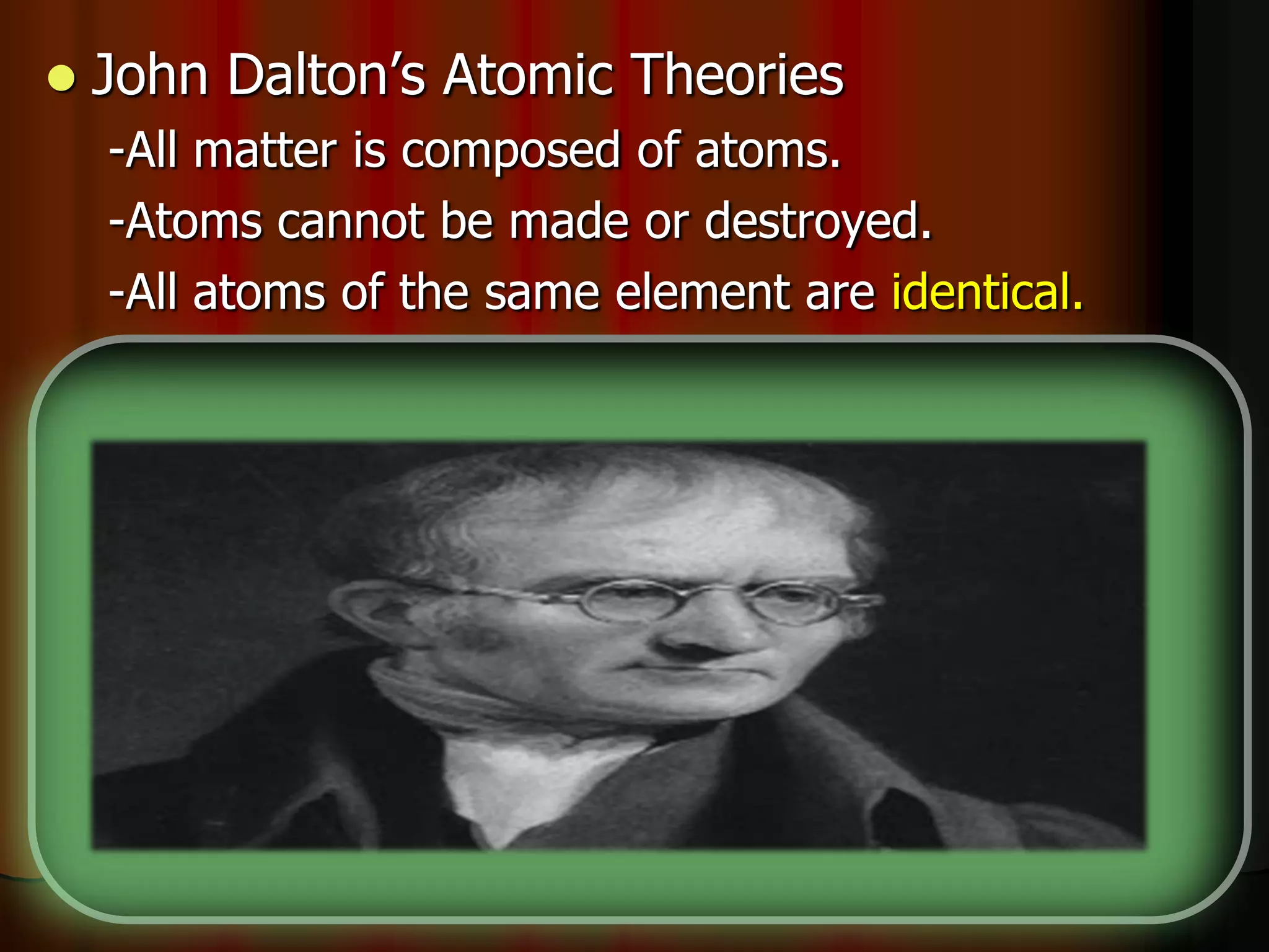 Atomic Theory, Physical Science Lesson PowerPoint | PPTX