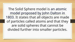 Different Models of the Atom from the Earliest Times to the Most Recent ...