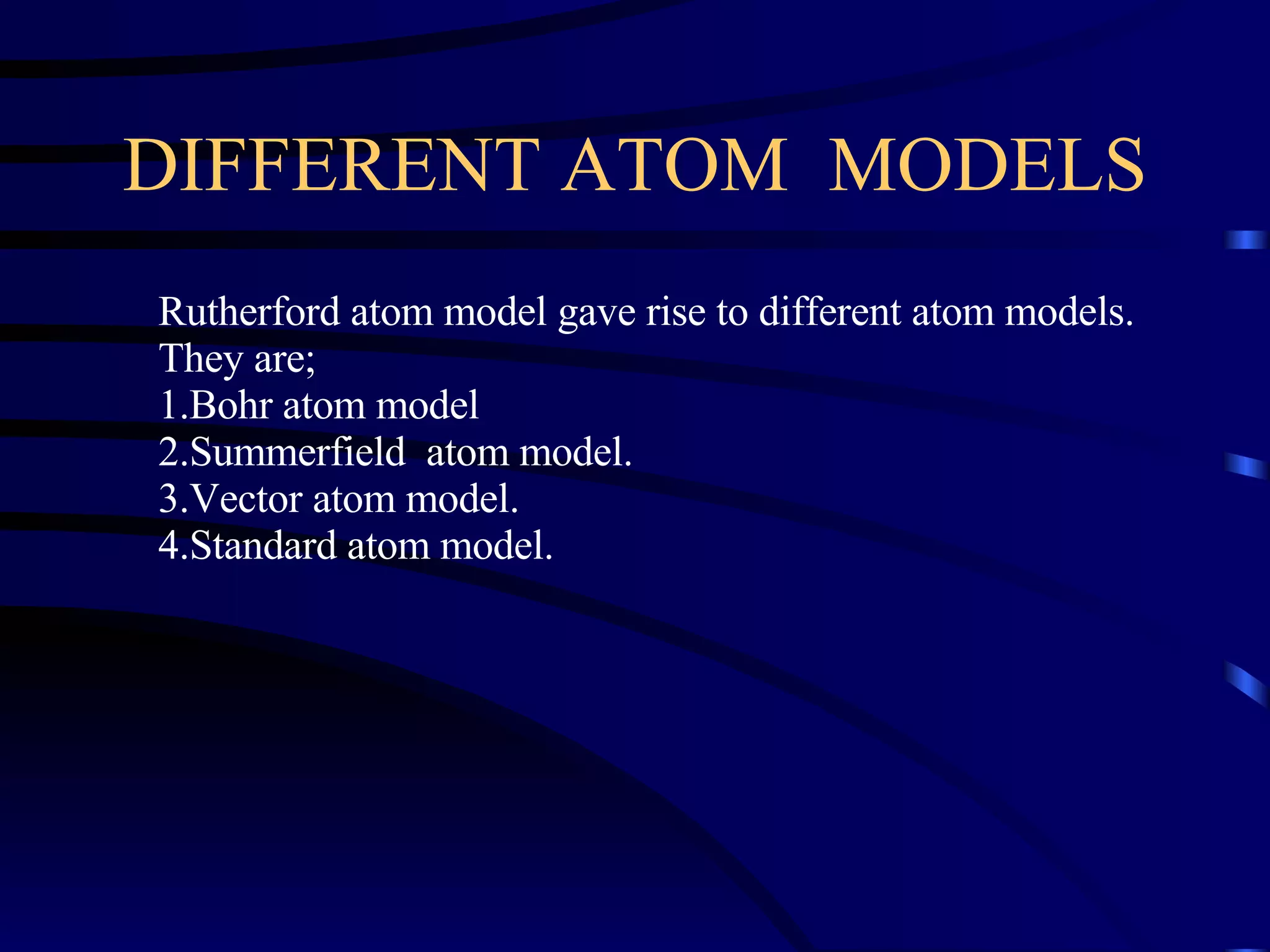 ATOMIC STRUCTURE | PPT