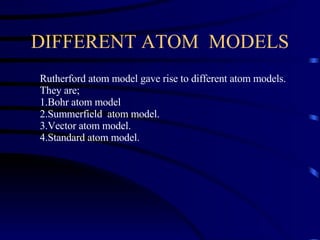 ATOMIC STRUCTURE | PPT
