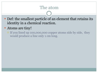 Atomic Structure | PPT