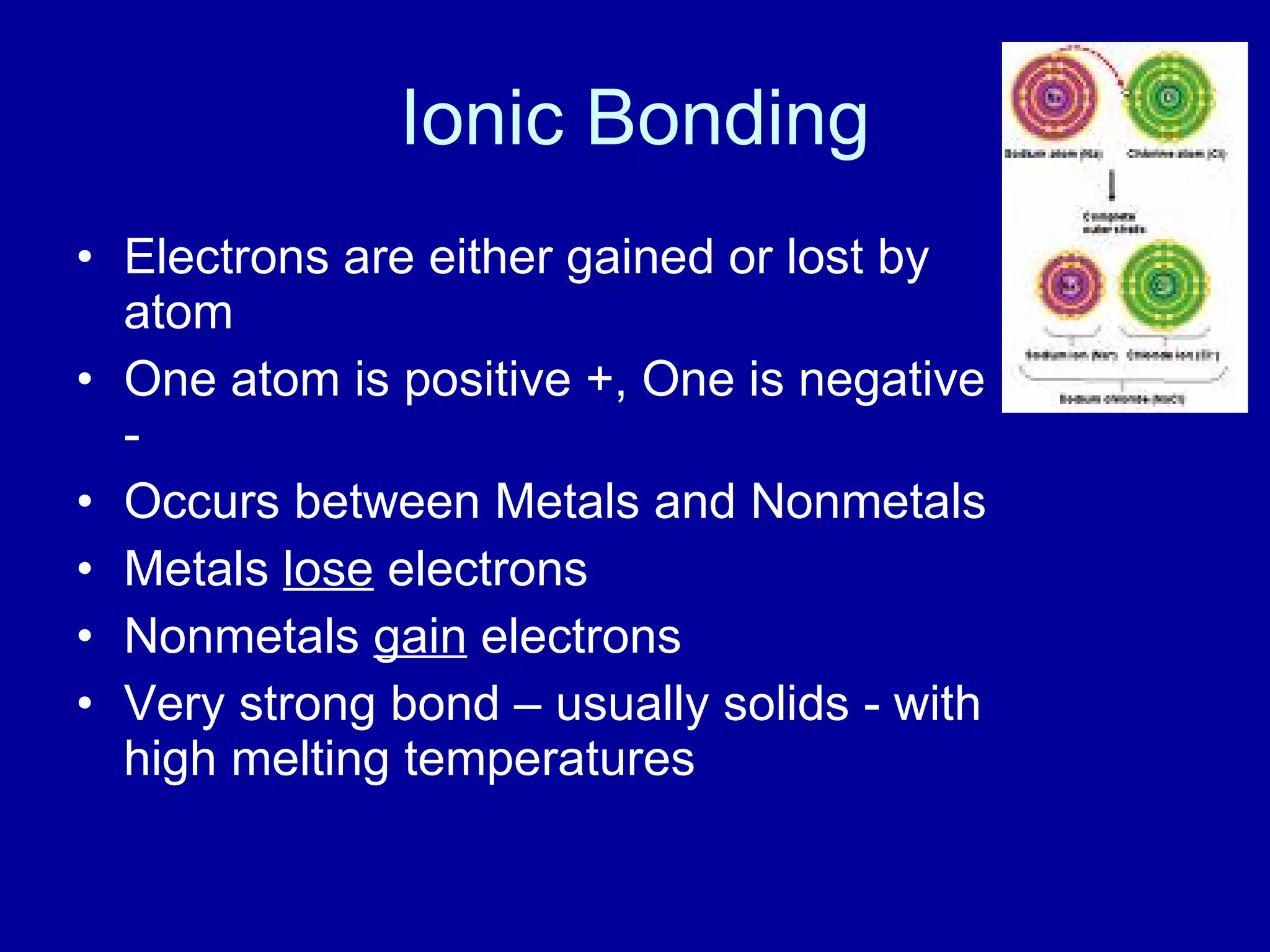 Atomic Structure and Bonding | PPT