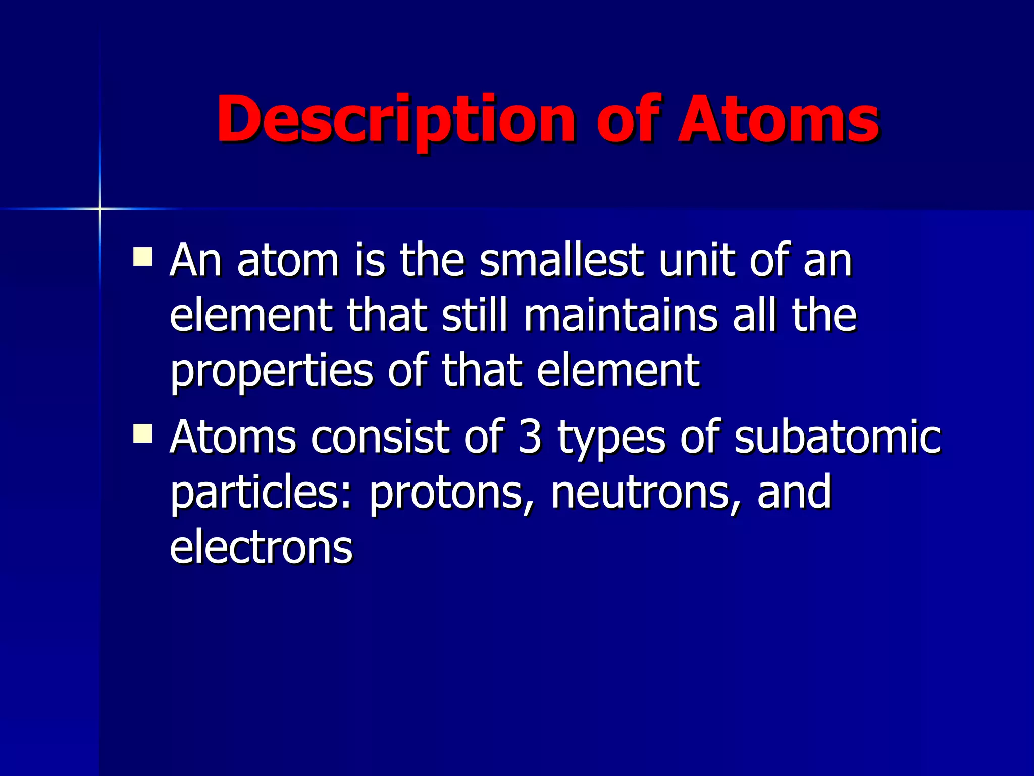 Atomic Structure | PPT