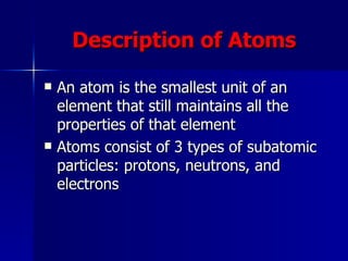 Atomic Structure | PPT