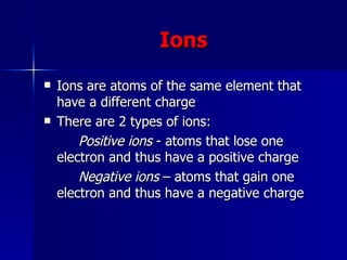 Atomic Structure | PPT