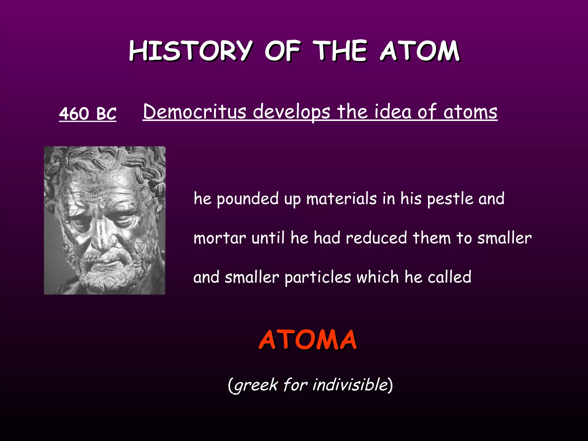 Atomic Structure | PPT | Physics | Science