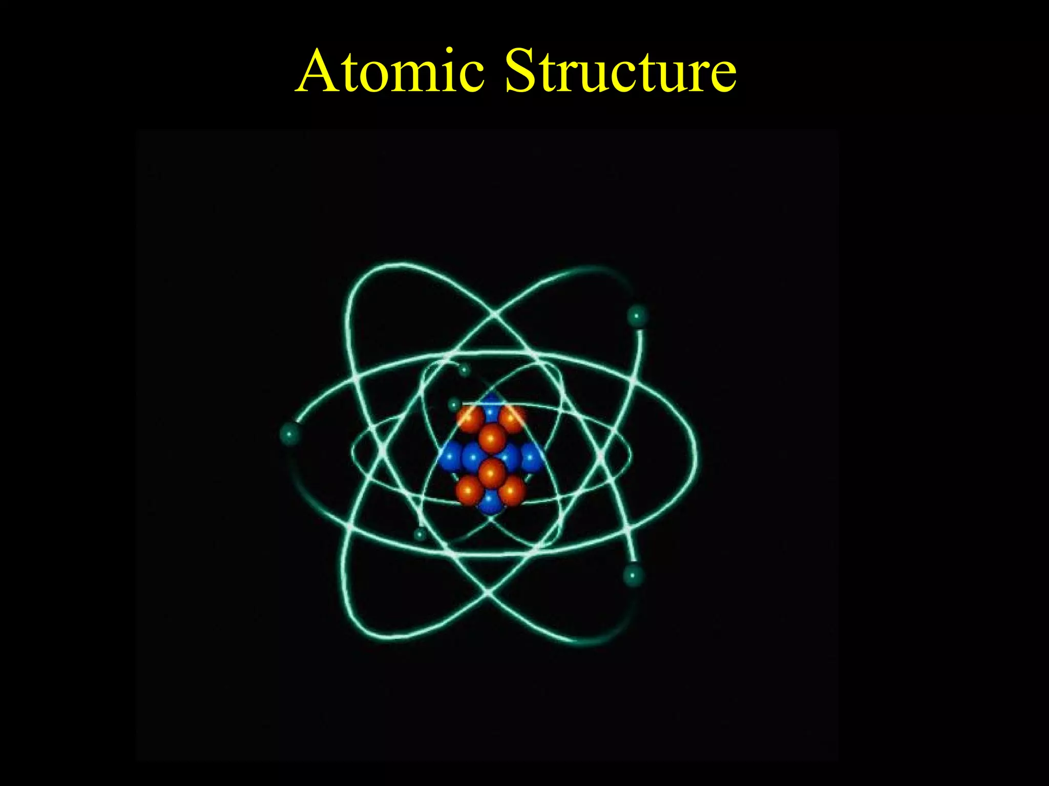 Atomic Structure | PPT | Chemistry | Science