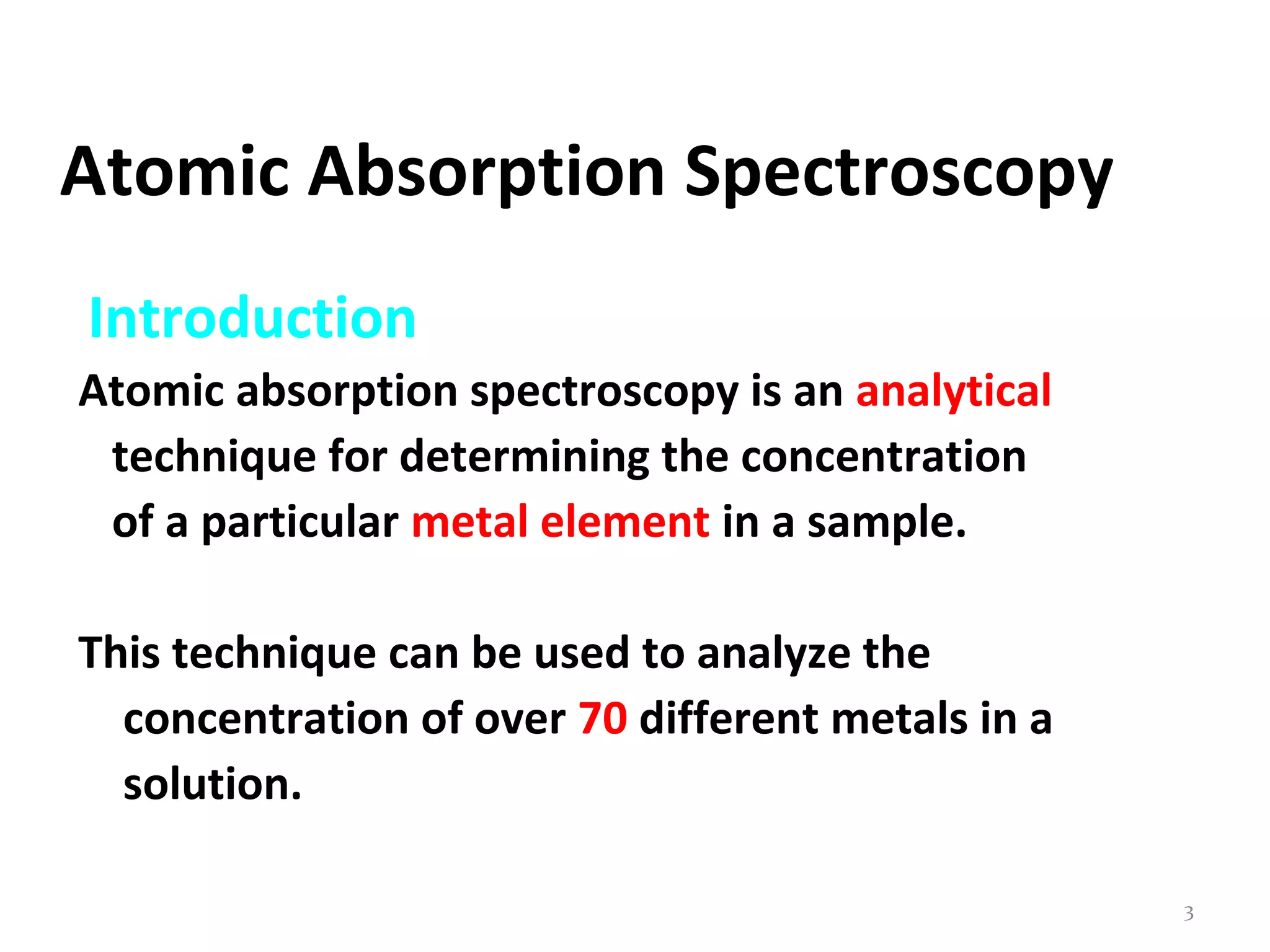 Atomic absorption | PPT