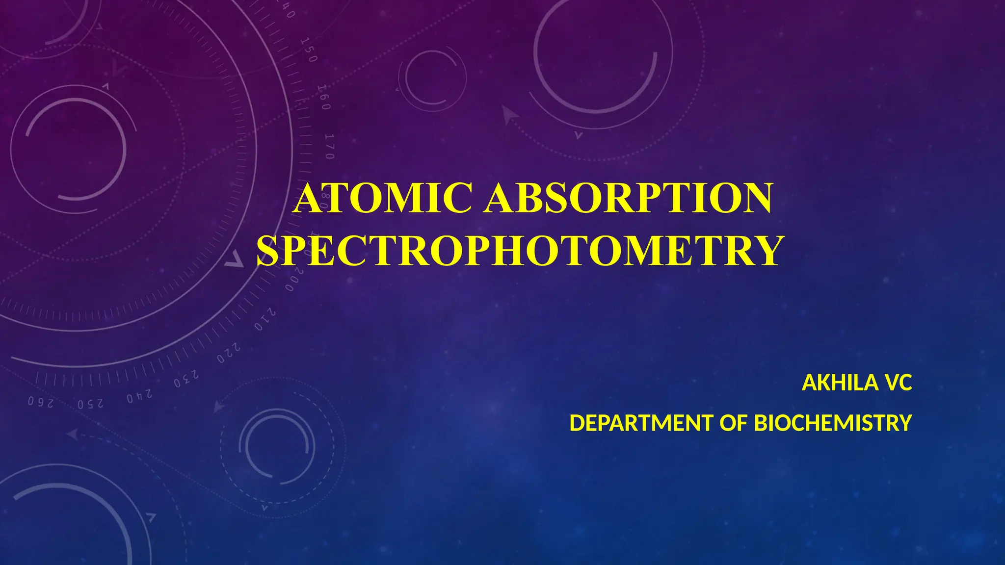 ATOMIC ABSORPTION.with principle, working,parts | PPTX