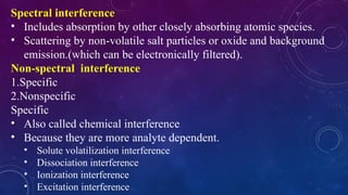 ATOMIC ABSORPTION.with principle, working,parts | PPTX