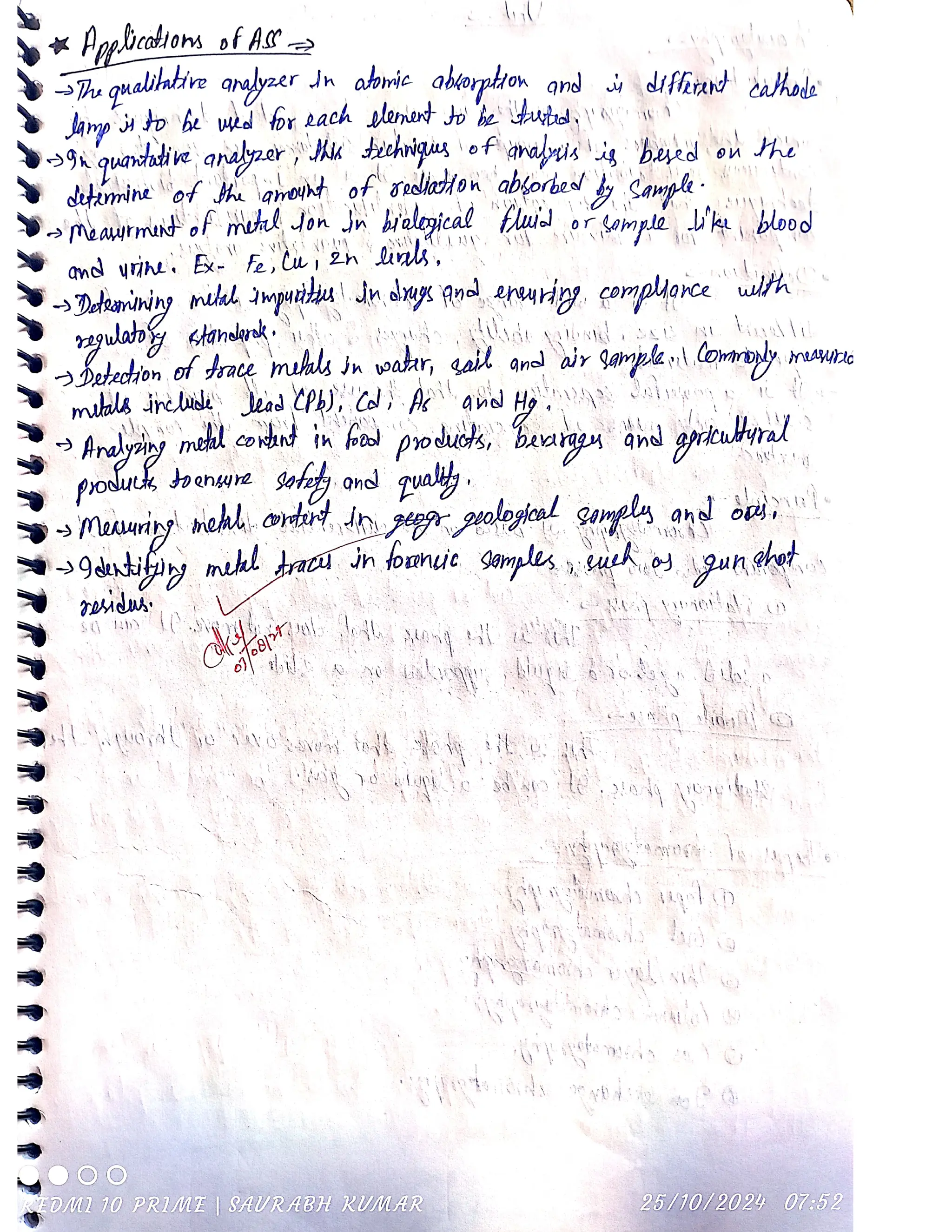 Atomic absorption of spectroscopy Hand Written notes.pdf