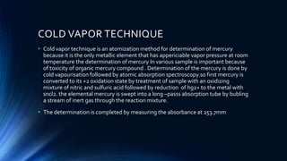 Atomic absorption spectrcopy | PPTX