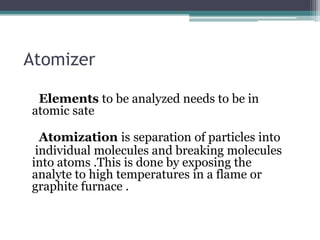Atomic absorption spectrometer | PPT