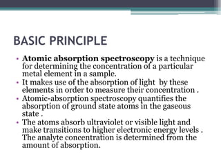 Atomic absorption spectrometer | PPT