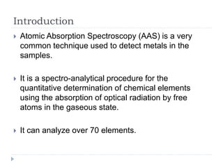 Atomic absorption spectrometer | PPTX