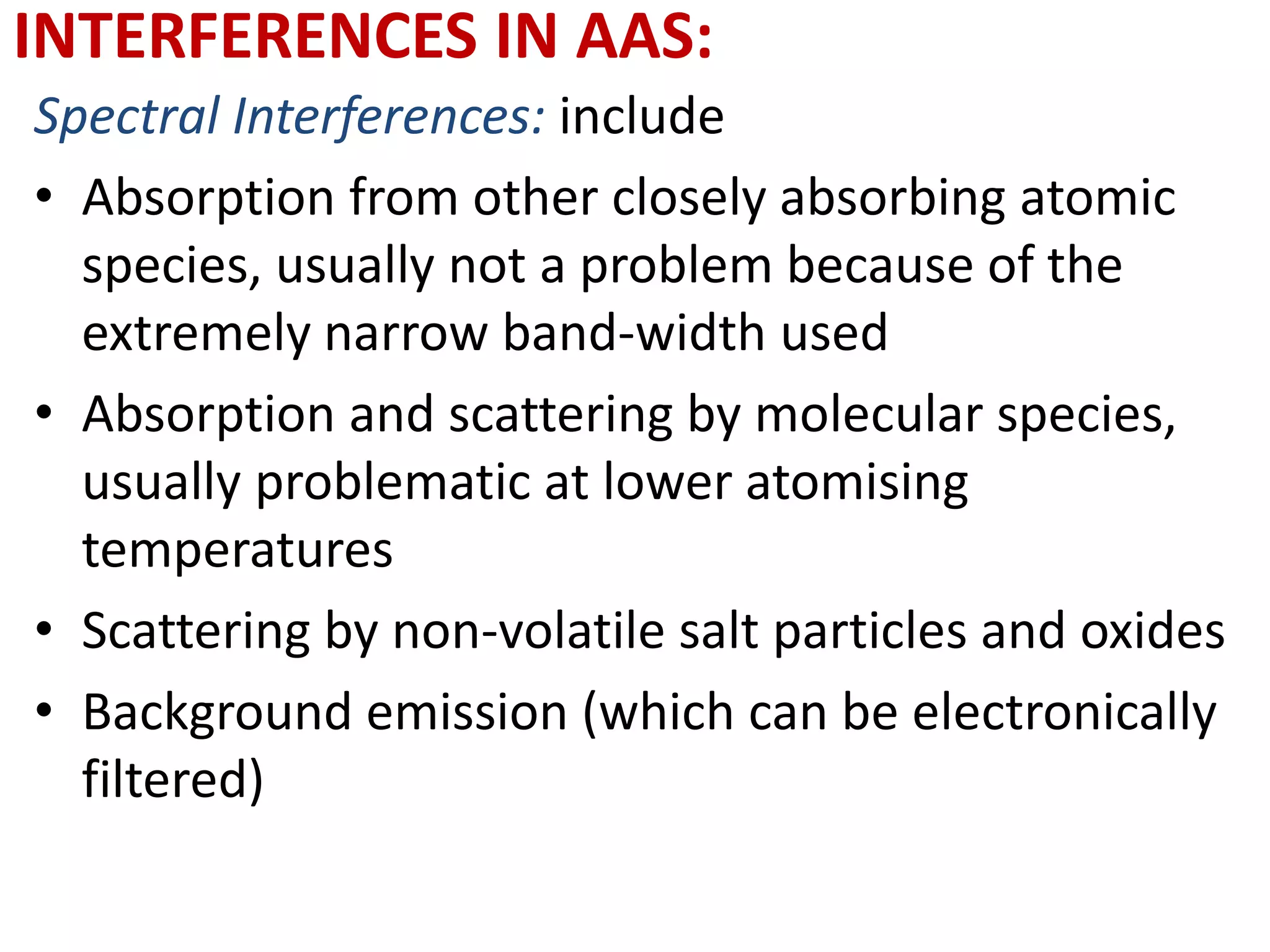 Atomic absorption spectrophotometry | PPTX