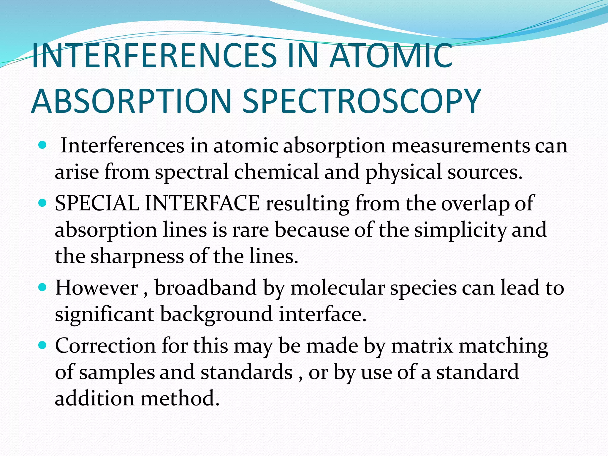 Atomic absorption spectrophotometry | PPTX